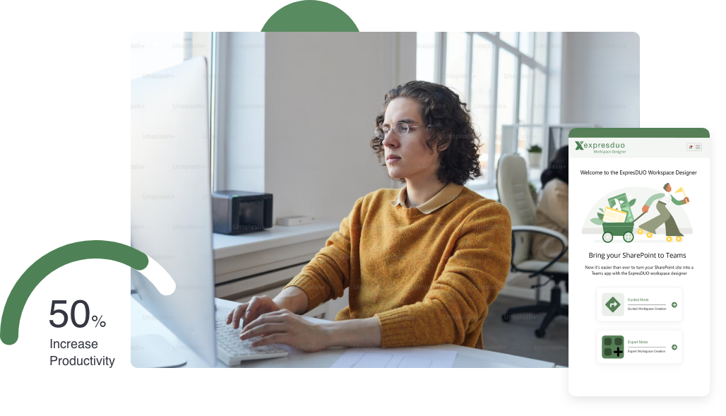 Landing Page Redesign - ExpresDUO for Viva Connections